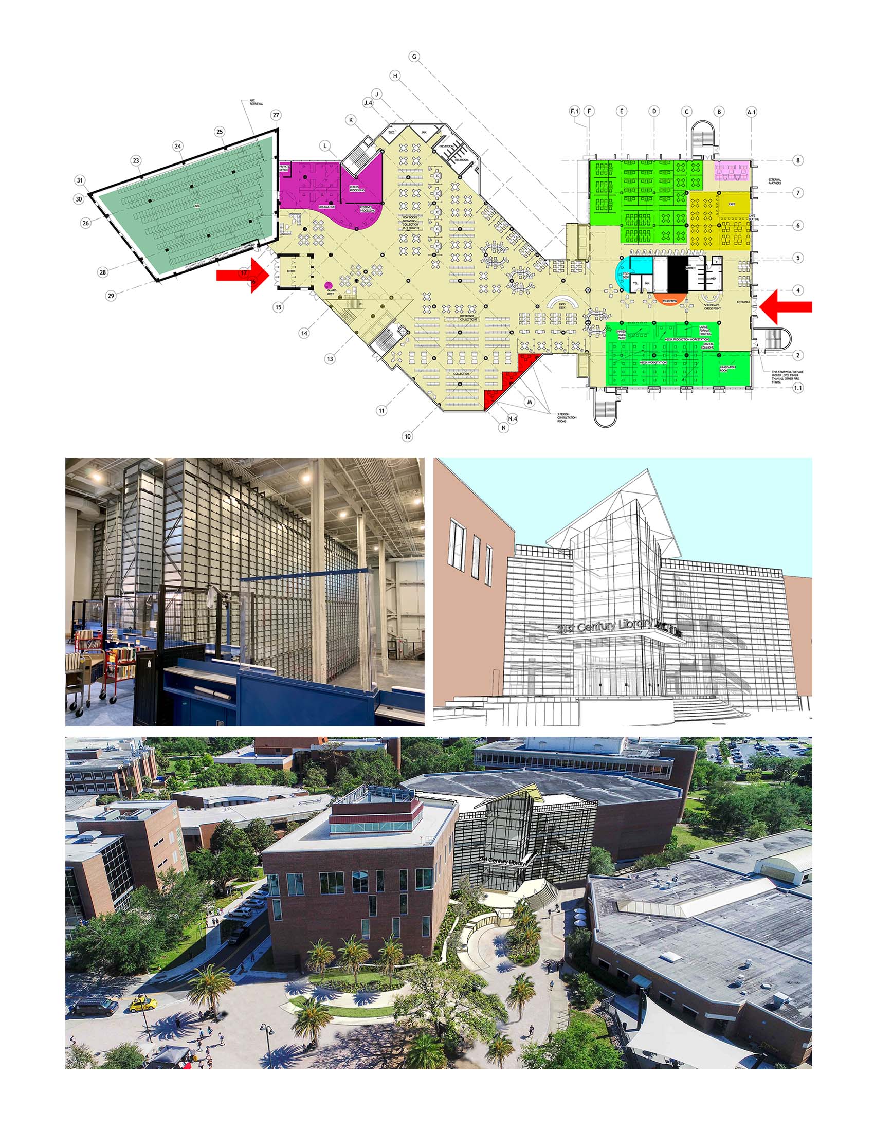 John C. Hitt Library Renovation – UCF Planning, Design and Construction